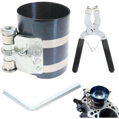 Car Piston Ring Pliers, 3 Inch Piston Ring Compressor 53-175MM ...