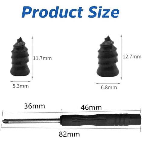21 Pcs Tubeless Tire Puncture Repair Kit Car Tire Repair with Mushroom ...