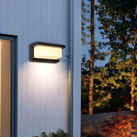 Square LED Outdoor Wall Light Waterproof IP65 with Motion Sensor ...