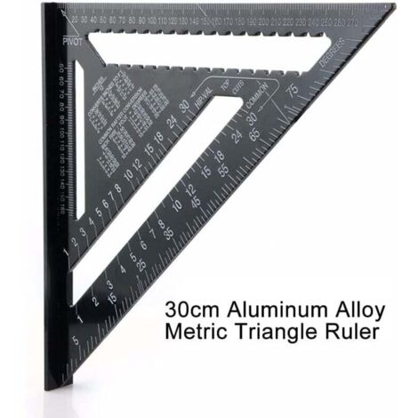 Professional Metric Triangle Square, 30cm/300mm High Precision ...