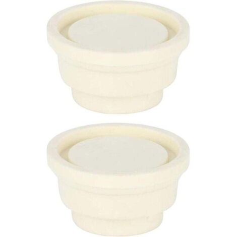 Pool Ladder Buffer, 2 Pack, In-Ground Pool Ladder Tips, White Rubber ...