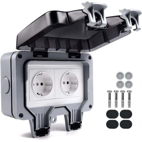 FLITI IP66 Waterproof Socket, Weatherproof Outdoor Sockets, Outdoor ...