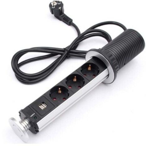 FLITI Electrical Socket for Countertop, Desk, Pedestal, USB Table ...