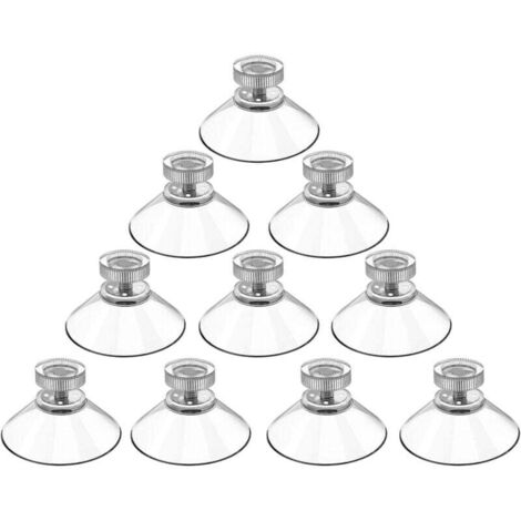 FLITI Threaded Suction Cups with Transparent Knurled Nuts, Kitchen ...