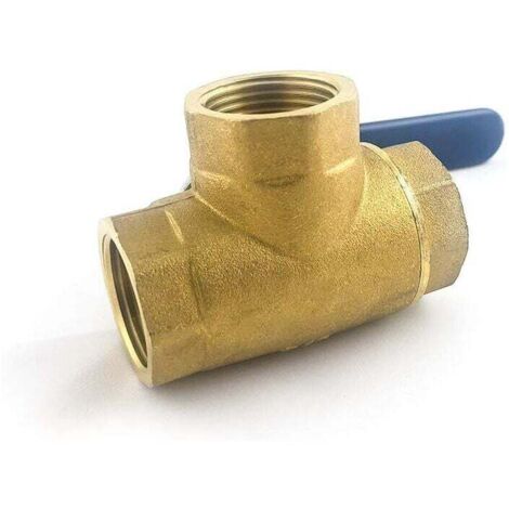 FLITI 3-way valve, DN15 1/2'' brass ball valve, 3-way valve adapter ...