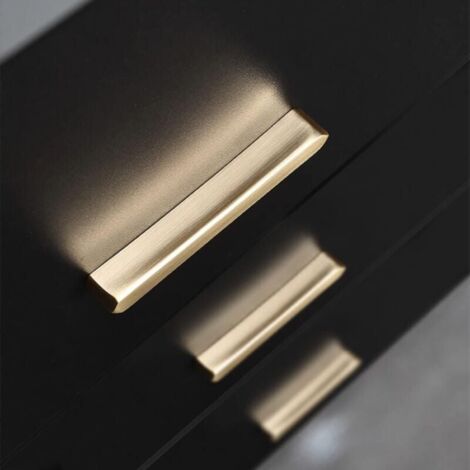 2er-Packung 96 mm Loch Küchenschubladentürgriff Moderner Griff aus ...