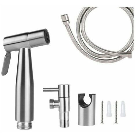 WC-Handbrause, Bidetbrause, 150 cm, gebürstet FLITI