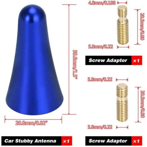 Kurze Autoantenne mit Verstärker, Aluminium-Dachantenne, verbesserter ...