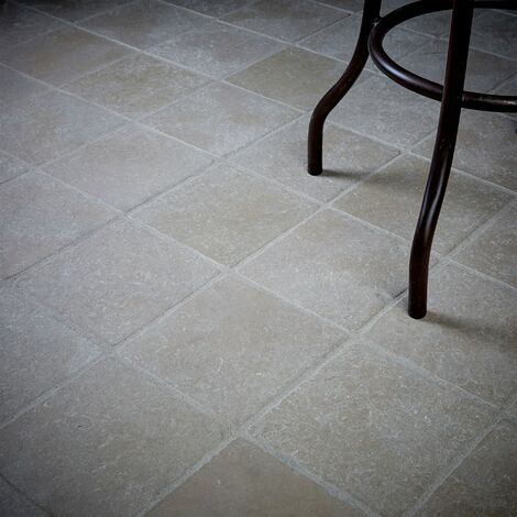 Pavé extérieur Pierre Naturelle Atlas - 20x20x1,5 cm - Beige