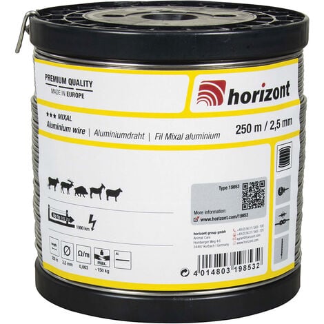 Fil MIXAL en alliage d'aluminium 250m HORIZONT