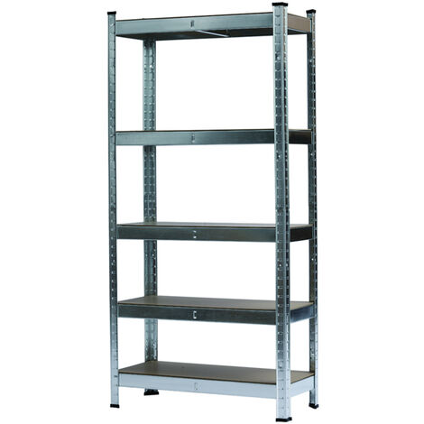 Rack de étagères galvanisées en métal à 5 niveaux lourds étagère de ...
