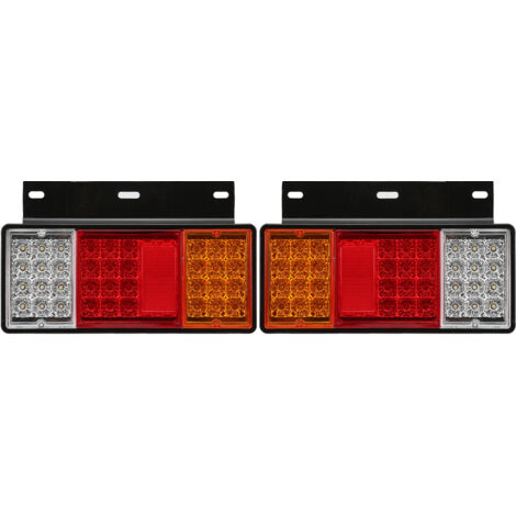 Paire de feux arrière 24V 44 LED adaptés au camion Isuzu Elf série W NPR HD NKR NHR NRR FSR FRR