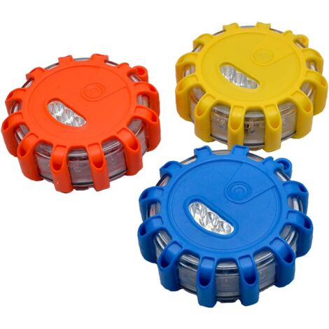 3PCS LED Road Flares Feux d'avertissement de sécurité routière Feux ...