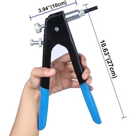 Kit de Pince Ecrou Riveter, Pince à Ecrou Aveugle, 86pcs Écrou M3 M4 M5 ...