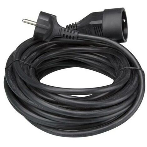 RALLONGE - 10 m - NOIR - 3G1.5 EC10B RI9514