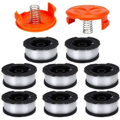 Fil Coupe pour Coupes-Bordures Compatible avec Black et Decker AF-100, Bobine de Rechange, 8 ...