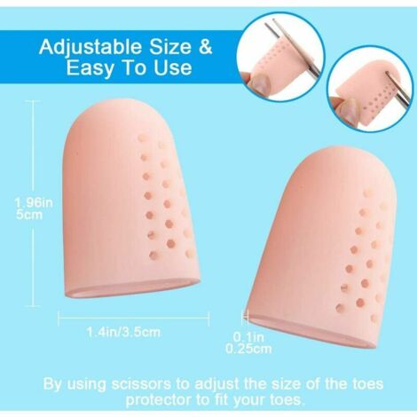 Protection gros orteil, 10 Pièces Capuchons d'orteils, Protège Gros ...