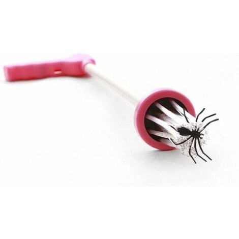 1 pièce Spider Catcher Kit pour Attraper Les araignées, Rose, Standard