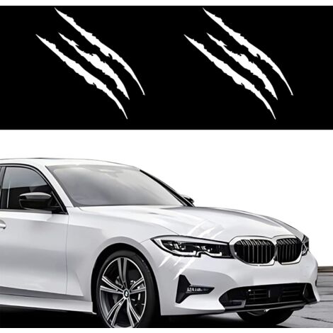 Ensemble d'autocollants de voiture de 10 pièces, autocollants de griffe ...