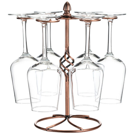 Support de Verre à Vin de Comptoir, Présentoir de Verres à Vin de Table ...