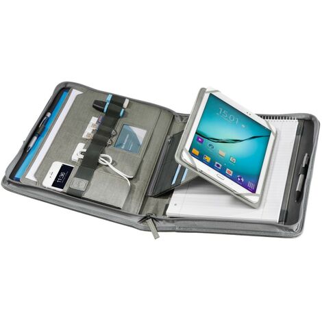 Tablet-Organizer A4 Hannover Light Grey