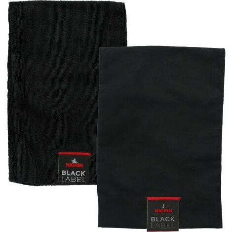 2x Black Label Microfaser Handschuh Grob/Fein 30x20cm