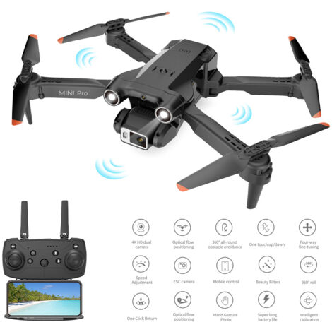 E63 UAV optical flow positioning 4K aerial photography ESC aircraft four-sided obstacle ...