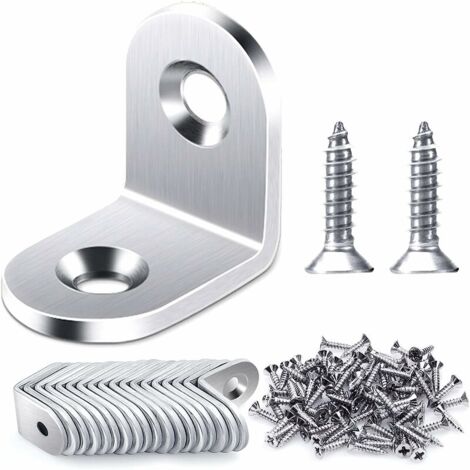20 PCS 20x20mm Right Angle Bracket, Stainless Steel Angle Bracket 90 ...