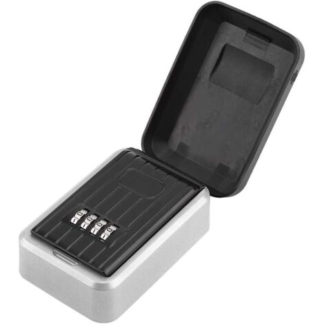 Key Safe Box, Outdoor Key Safe with 4 Code & 1 Key, Security Key ...