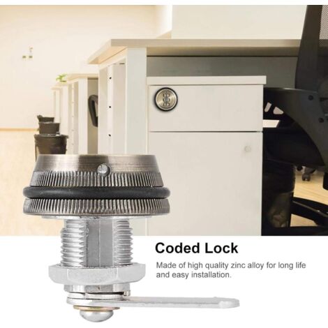 Combination Cam Lock, 3 Digit Mechanical Combination Lock, Keyless ...