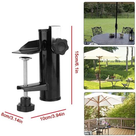 Parasol Holder Balcony Railing Parasol Holder Balcony Clamp Bracket for ...