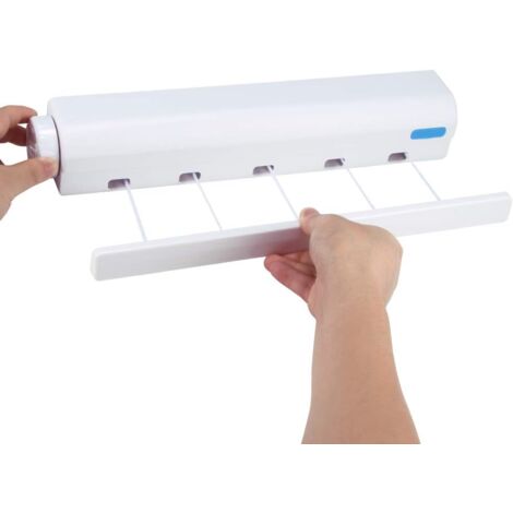 Thread / 5 Thread Indoor Automatic Retractable Clothesline Hanging ...