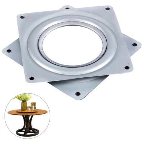 Inch Square Lazy Susan Turntable Bearings Galvanized Steel Rotating ...