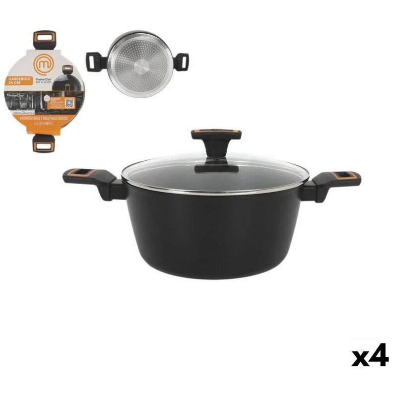 Aster MasterChef Casserole Verre 24 cm 4 Unités