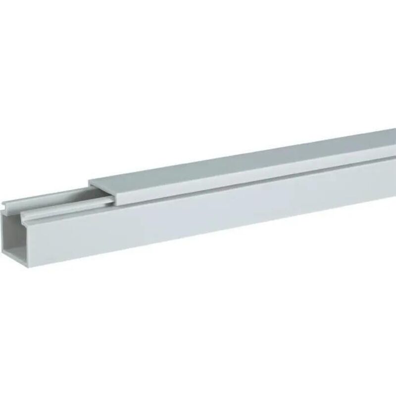 Hager LF4004007035 canal de câbles PVC gris clair 40x40 mm