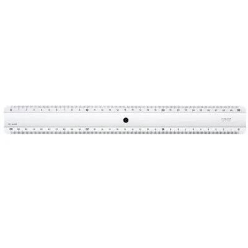 Minerva Règle Triple Décimètre Transparent 30 cm