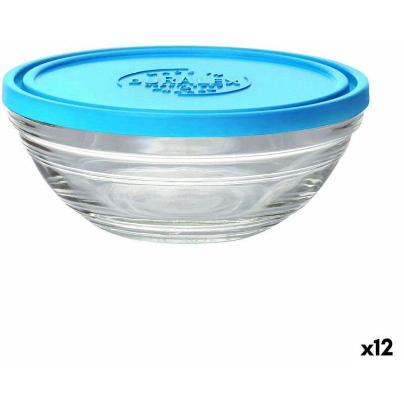 Duralex FreshBox Panier-repas rond Bleu 310 ml 12 pièces
