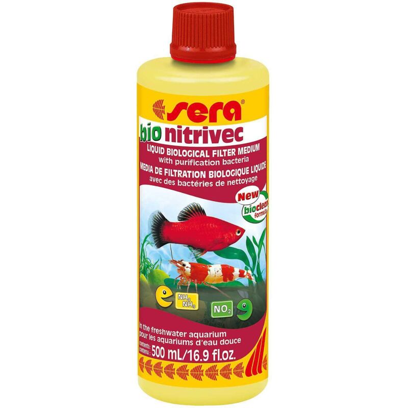 Sera bio nitrivec traitement eau aquarium 500 ml
