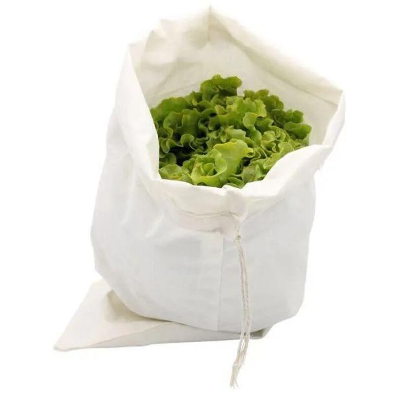 Chevalier Diffusion Sac à Salades Réutilisable Blanc 43x25 cm