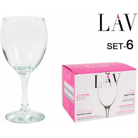 Lav Empire Set de Verres Transparent 4 Unités