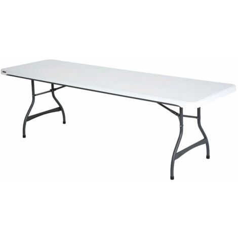 Lifetime 92124 Table pliante blanche résistante extérieur