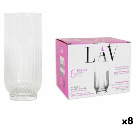 Lav 144946 Set de Verres Transparent 6 Pièces 395 ml
