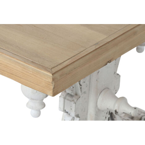 esprit Home ESPRIT Table Basse Blanc Bois 110x65x46 cm