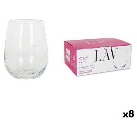 Lav 77821 Set de Verres Transparent 360 ml 6 Pièces