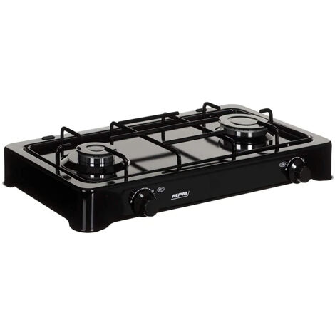Réchaud à gaz portable puissant 4300W double brûleur réglable ...
