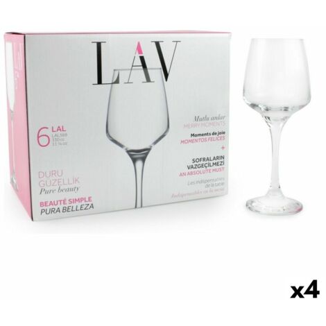 Lav LV-LAL569F Set de Verres Transparent 330 ml 6 Pièces