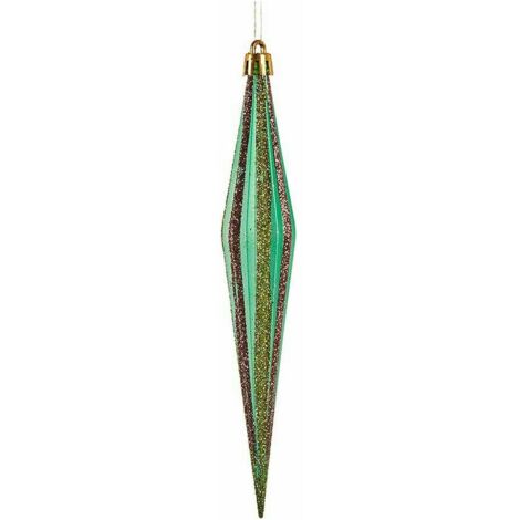 Krist Set Adornos de Navidad Vert Doré 12 pièces