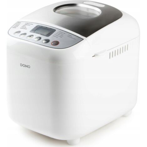 Domo B3976 machine à pain blanc avec 17 programmes