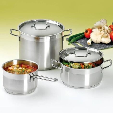 Orion Modèle casserole acier inoxydable 8,2 litres