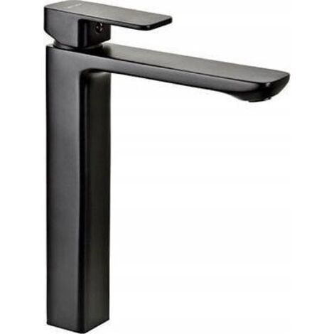Valvex Loft robinet lavabo noir mat design cubique